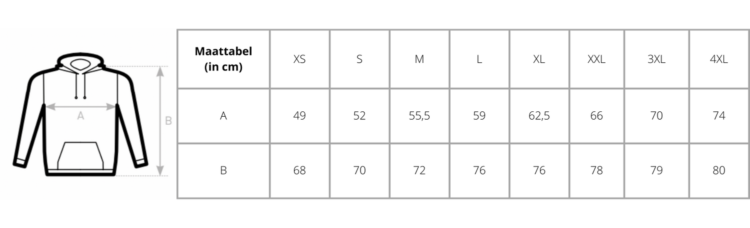 Matentabel gepersonaliseerde kleding - Tice Nits